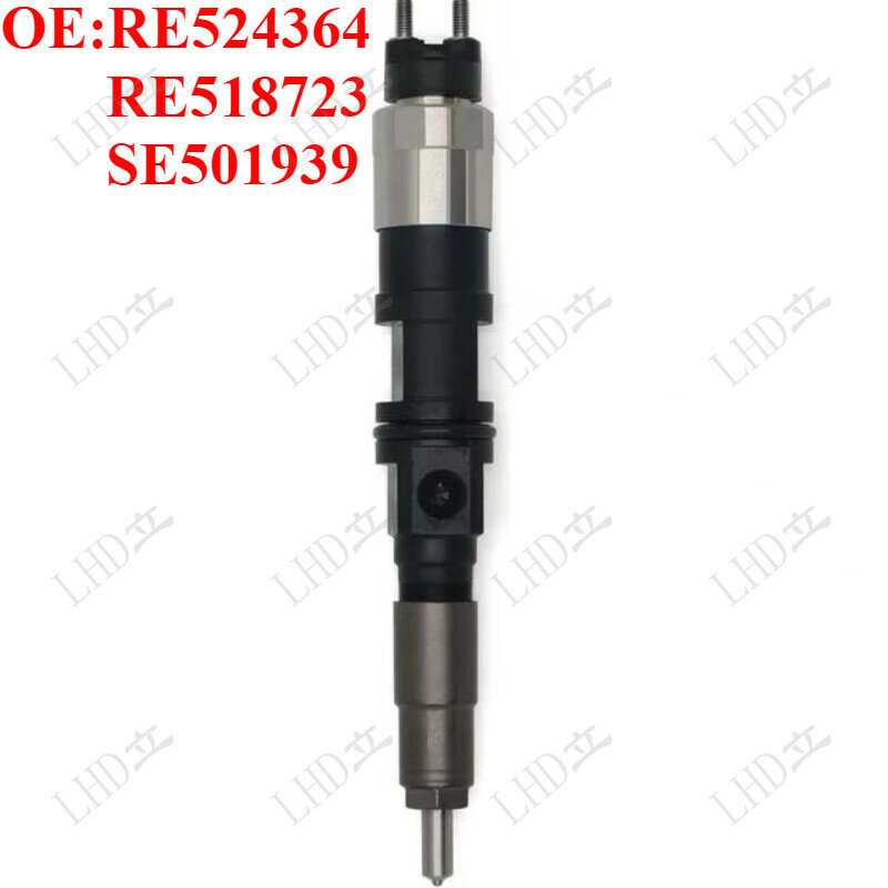 Джон Дир RE524364 RE518723 SE501939 Топливная форсунка / Форсунка дизельного двигателя, совместим с 6081T, Аналог OEM