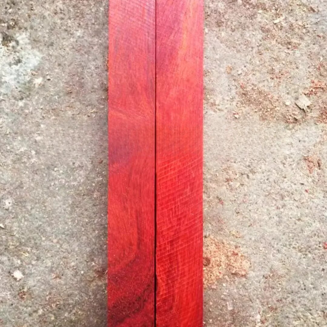 Ручная деревянная рогатка из кровяной древесины Замбии 300x30x30mm