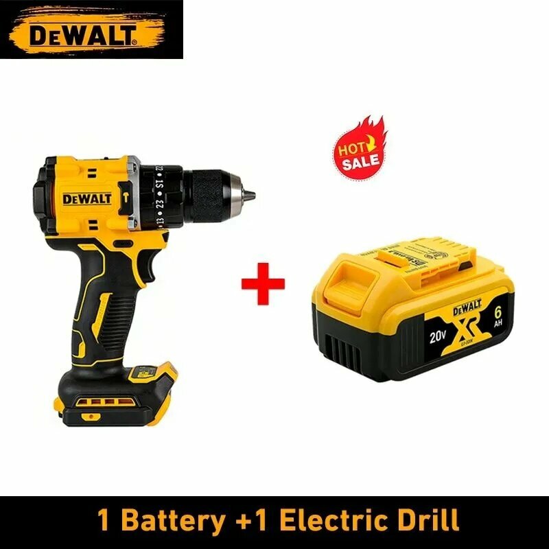 DeWalt Шуруповерт, 18 В, 65 Нм, 1 АКБ