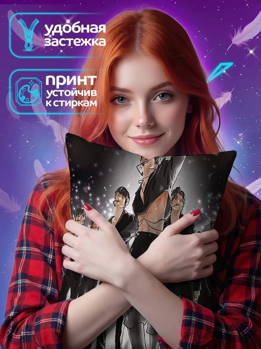 Подушка дакимакура BTS — фото 1
