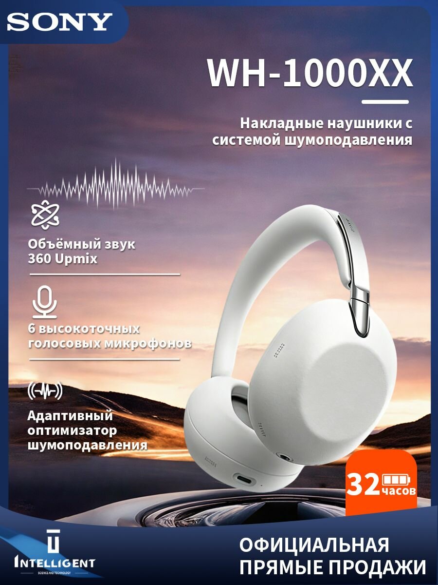 Sony WH-1000XX, беспроводные Bluetooth_наушники с функцией шумоподавления