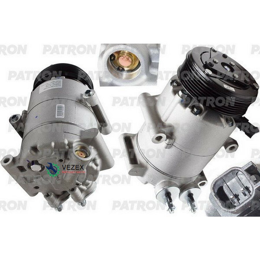 PATRON PACC082 Компрессор кондиционера Ford Focus III (11-)/Volvo S60 (10-) 1.6T