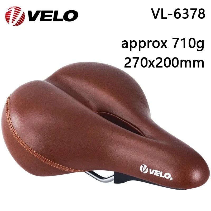 VELO VL-6378 седло для горных велосипедов Коричневый, VL-6378 Brown 1pc
