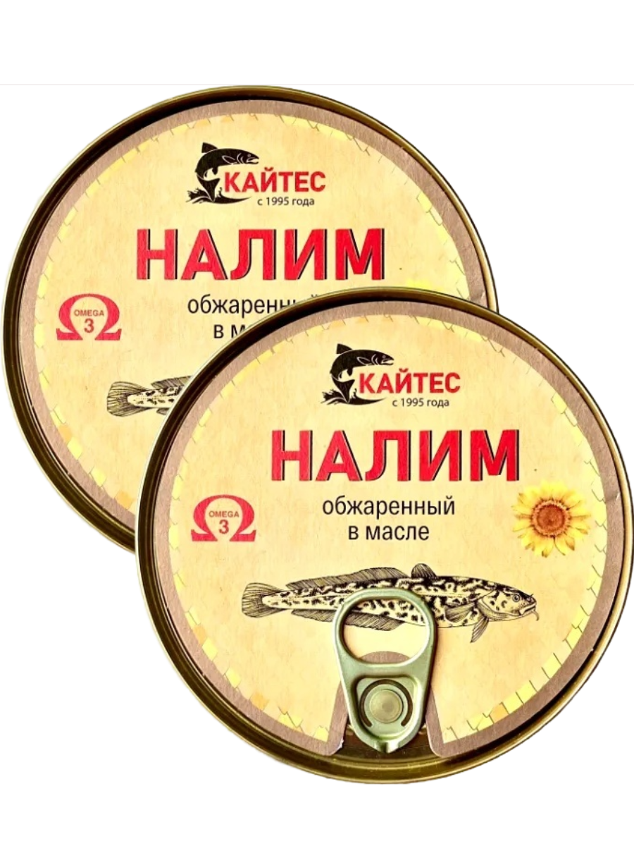 Налим обжаренный в масле Кайтес 2шт по 170г