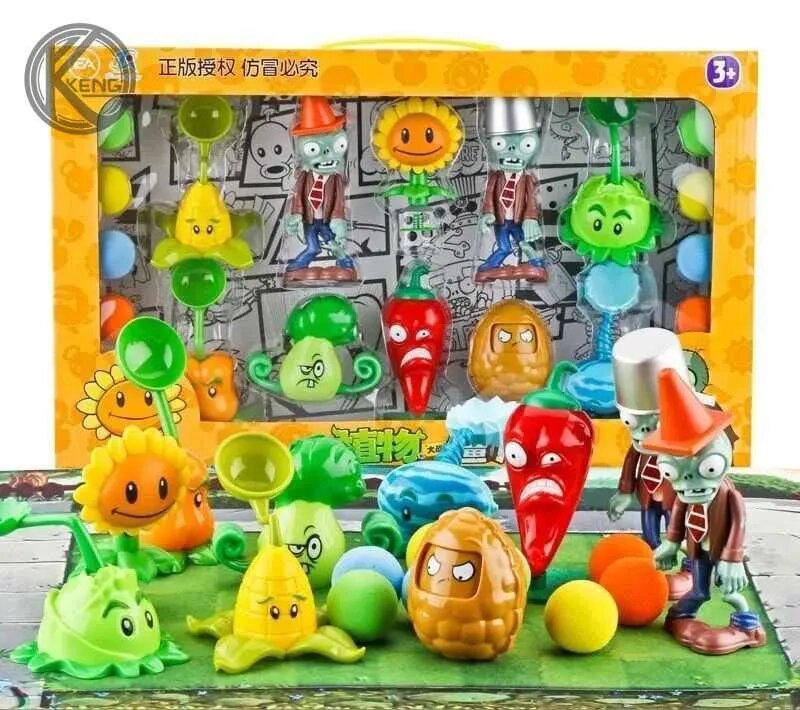 Игровой набор Plants vs Zombie (Растения против зомби) Фигурка из пластика для детей от 3 лет