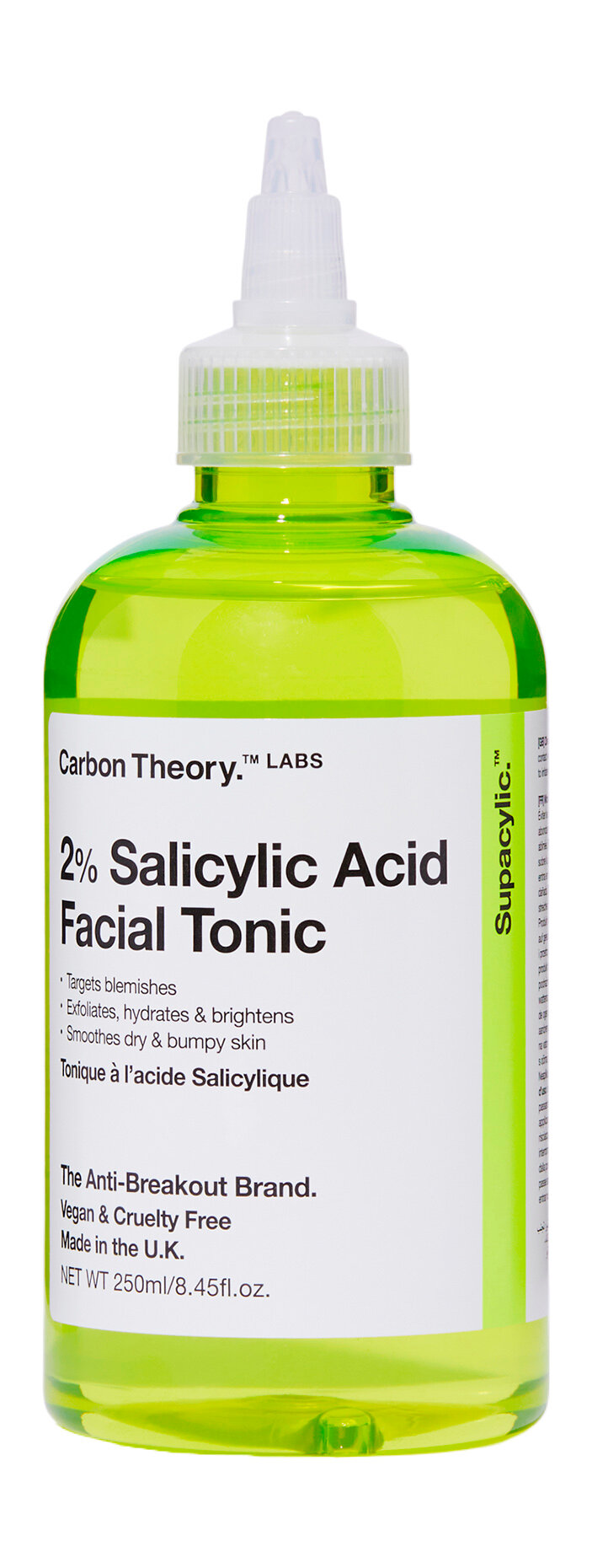 CARBON THEORY Тоник для лица 2% Salicylic Acid Facial Tonic, 250 мл