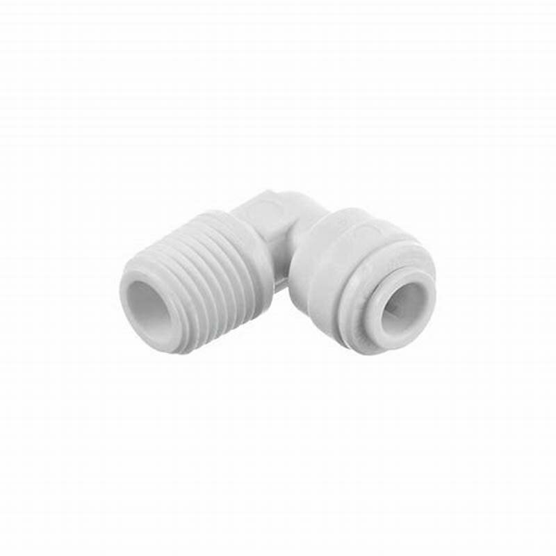 Уголок JG 1/8" — 1/4", наружная резьба-трубка, CI480821W, «Гейзер»