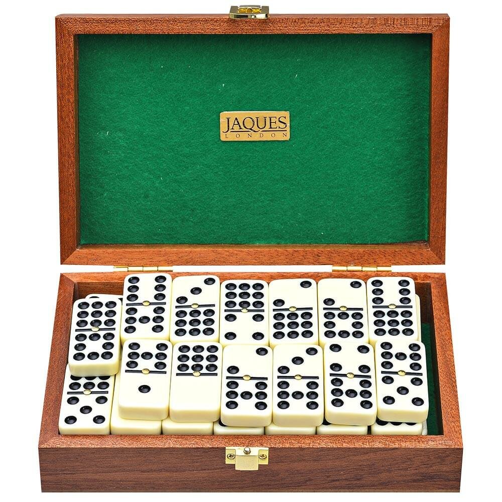 Jaques London Набор домино Mahogany Cased Dominoes Set