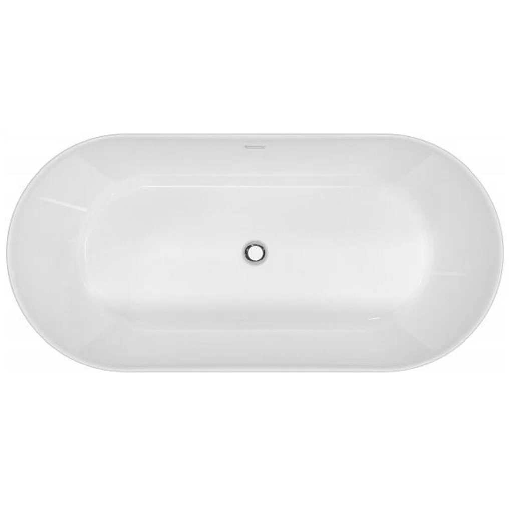 Акриловая ванна BelBagno BB306-1785, отдельностоящая, овальная, белая