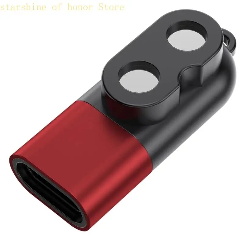 Металлический адаптер зарядки для Ledlenser MH7/MH8/MH11/iH11R/ML4, красный