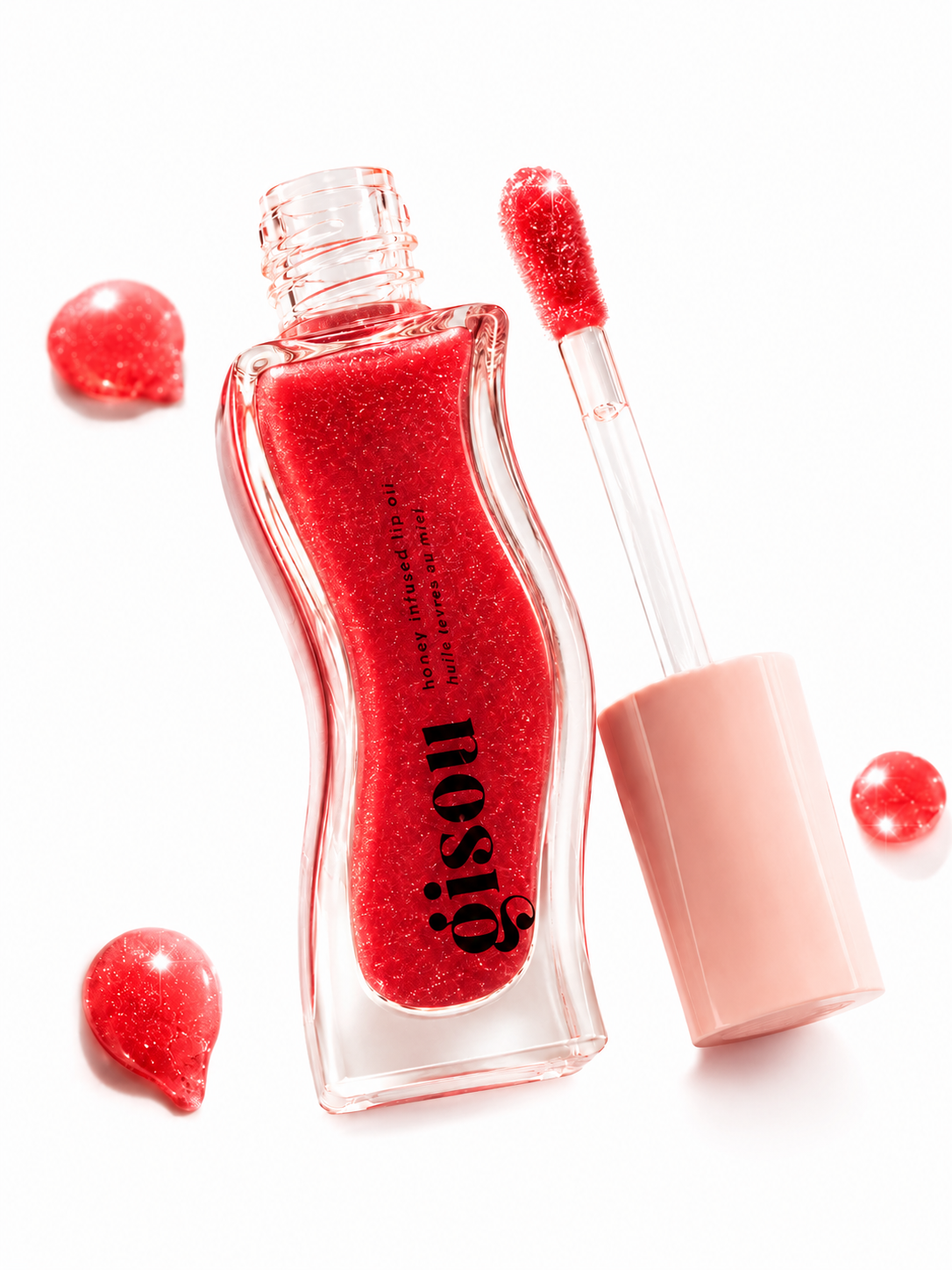 Масло блеск для губ Honey Gisou, увлажняющий Cherry On The Cake 8 мл.