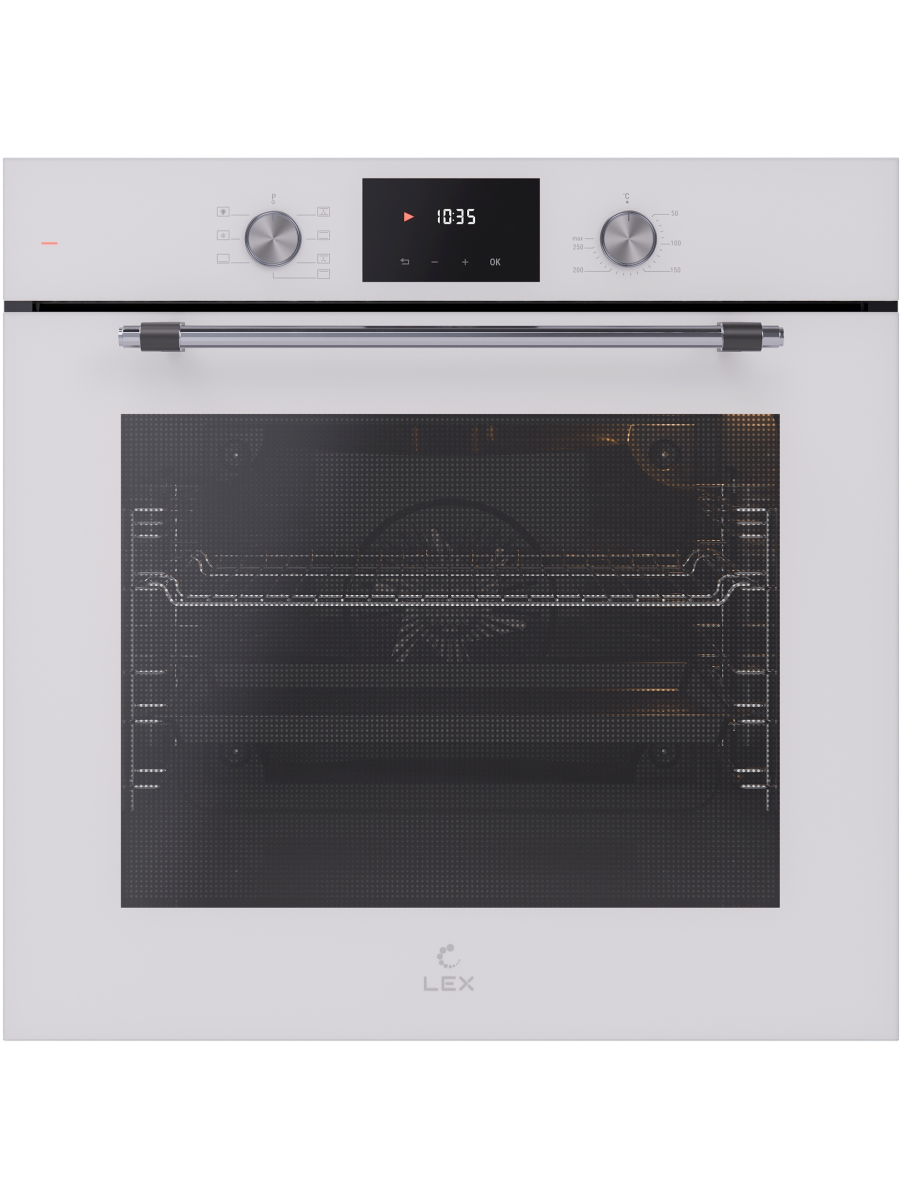 Духовой шкаф электрический Lex EDP 671 WH MAX, 78л, белый