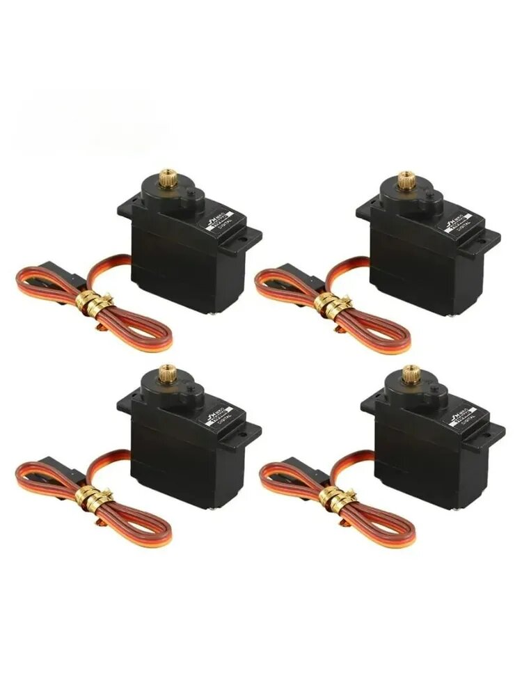 4шт JX Servo PDI-1109MG 9g 2,5 кг цифровой мини-сервопривод с металлической передачей, подходящий для радиоуправляемой модели