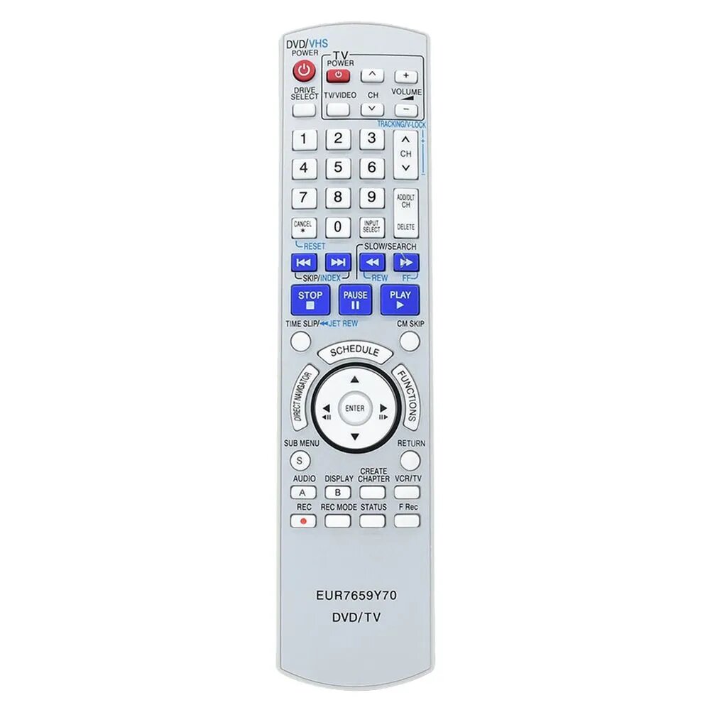 EUR7659Y70 Пульт дистанционного управления для телевизора Panasonic TV/DVD Combo DMR-ES35V