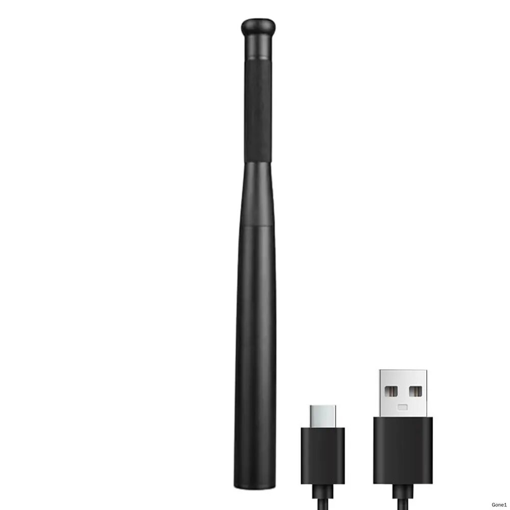 Фонарь ручной, LED, USB-зарядка, встроенный аккумулятор, черный, 49 см — фото 1