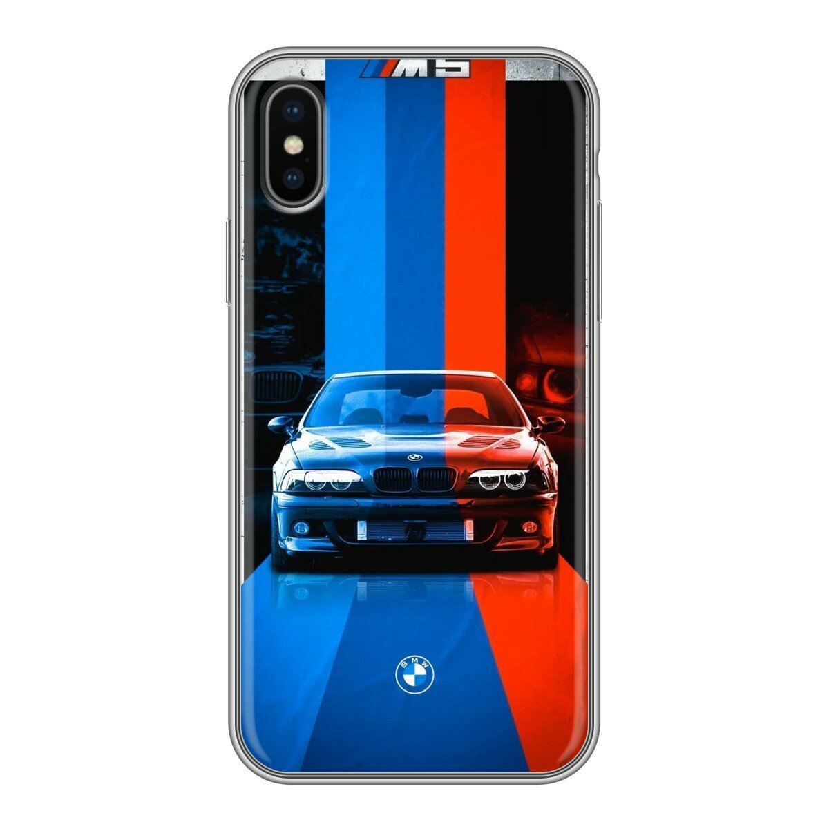 Чехол для Iphone x10 с принтом для мужчин с БМВ М5 (Айфон Х)