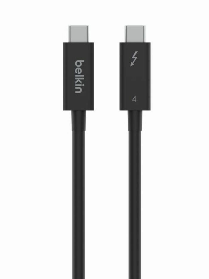 Кабель Belkin Connect USB-C to USB-C 100W Thunderbolt 4 Cable. Длина: 2м. Цвет: черный