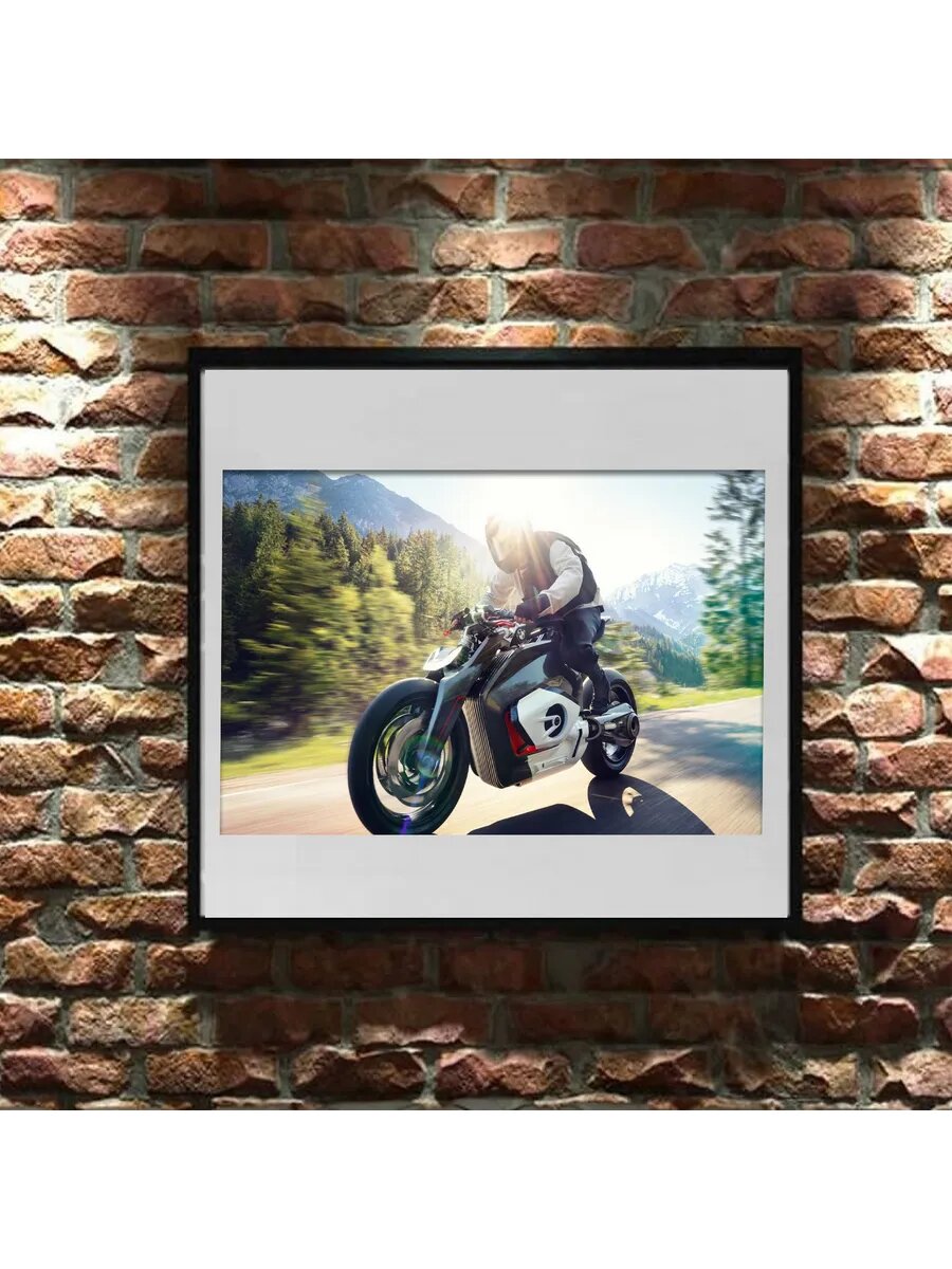 Постер "bmw motorrad vision dc roadster" из коллекции "Мото" А3