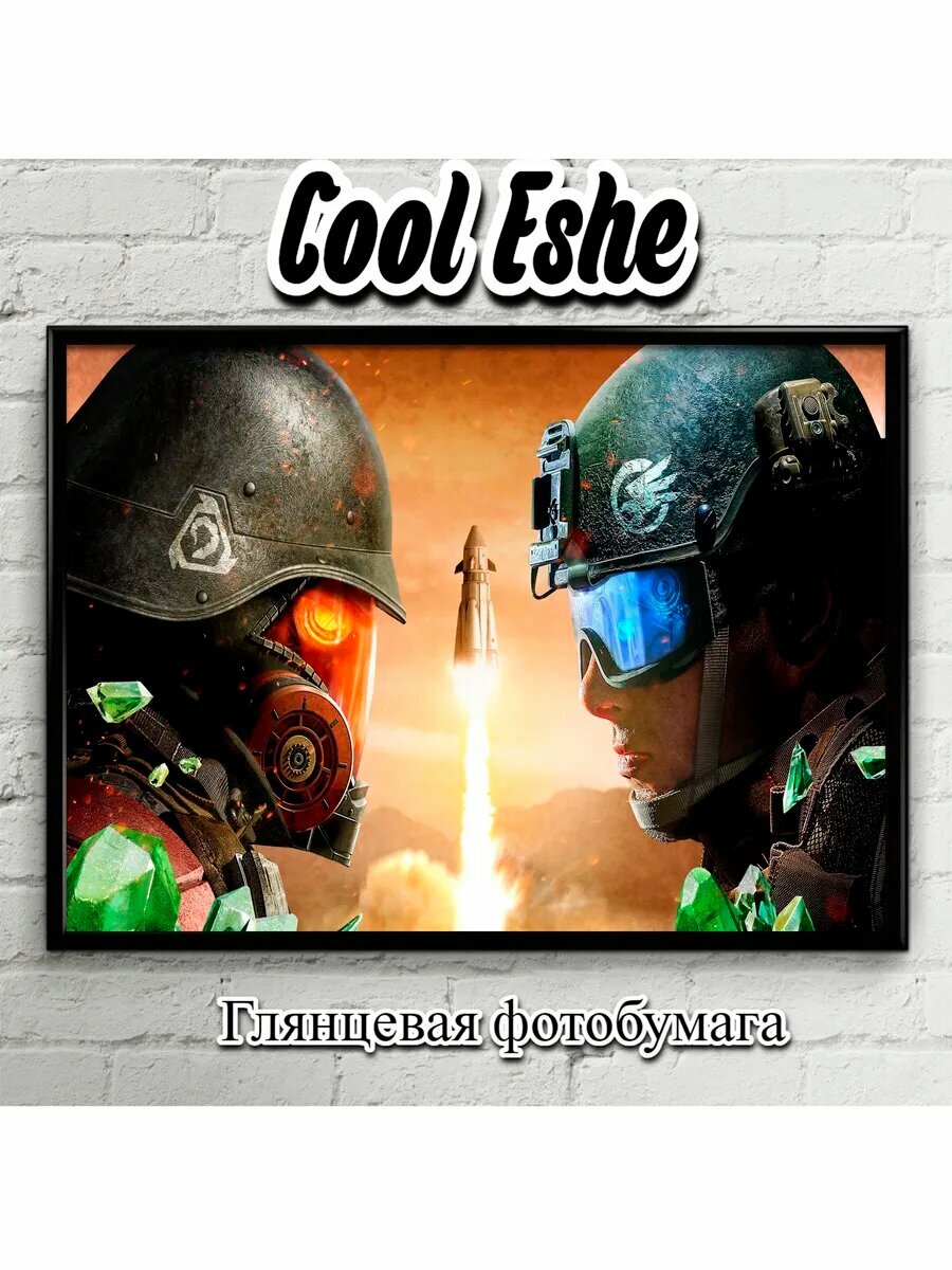 Плакат "command and conquer rivals 2019 game, заставка" А4