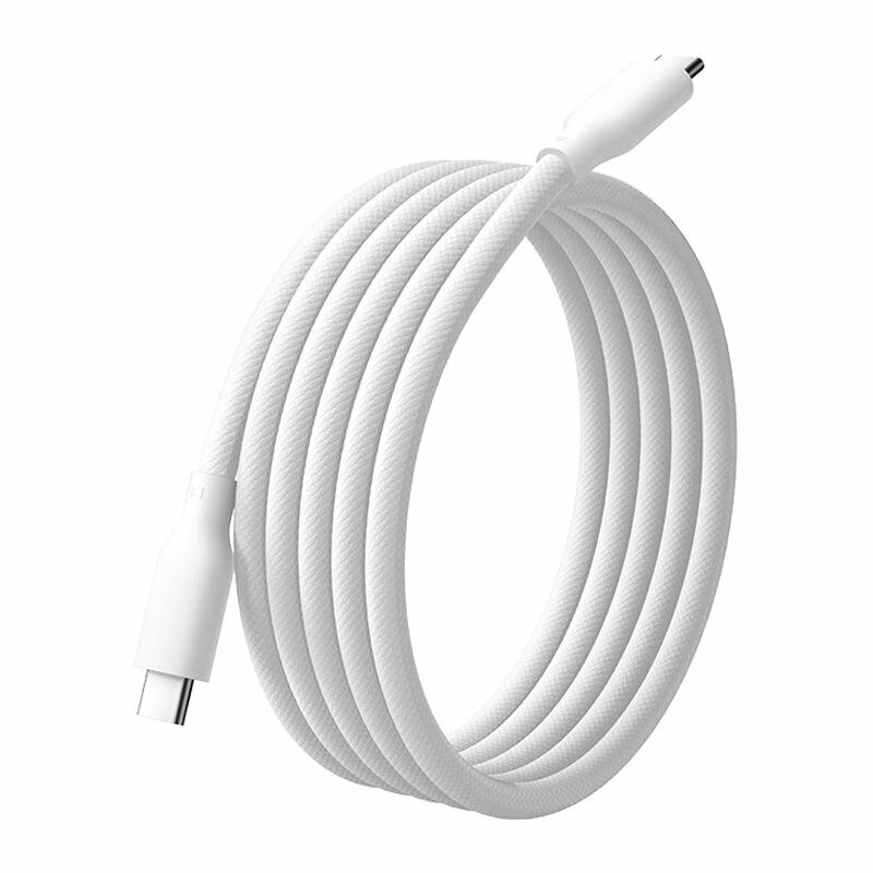 Кабель Xiaomi Magnetic Type-C Type-C 1м 6A TPE+сталь белый BHR9837CN