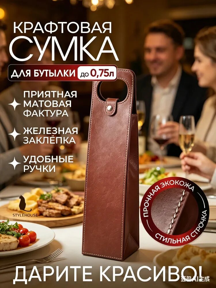 Пакет подарочный 41 см, 1 шт.