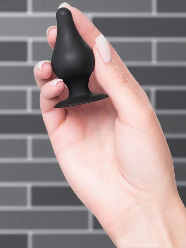 Анальная втулка Erotist Spade XS, сайлекспан, чёрный, 6,5 см