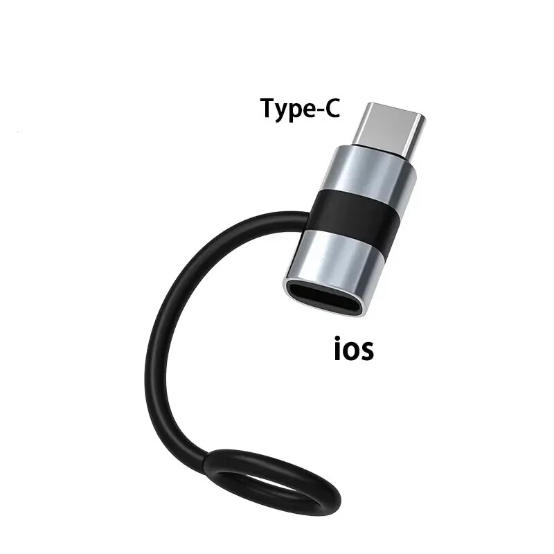 PD30W USB-адаптер типа C к ios для iOS, конвертер «папа» на «мама» типа C для iPhone 14 13 12 11 Macbook, быстрый разъем