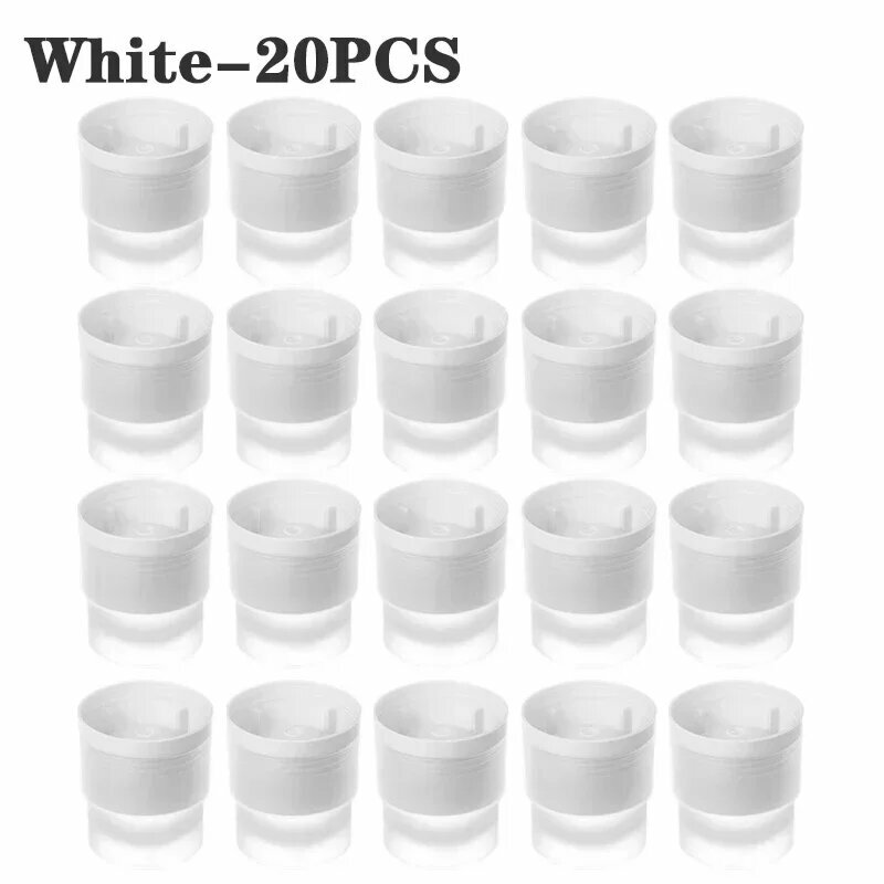 Форма для льда круглая силиконовая Белый, White-20PCS