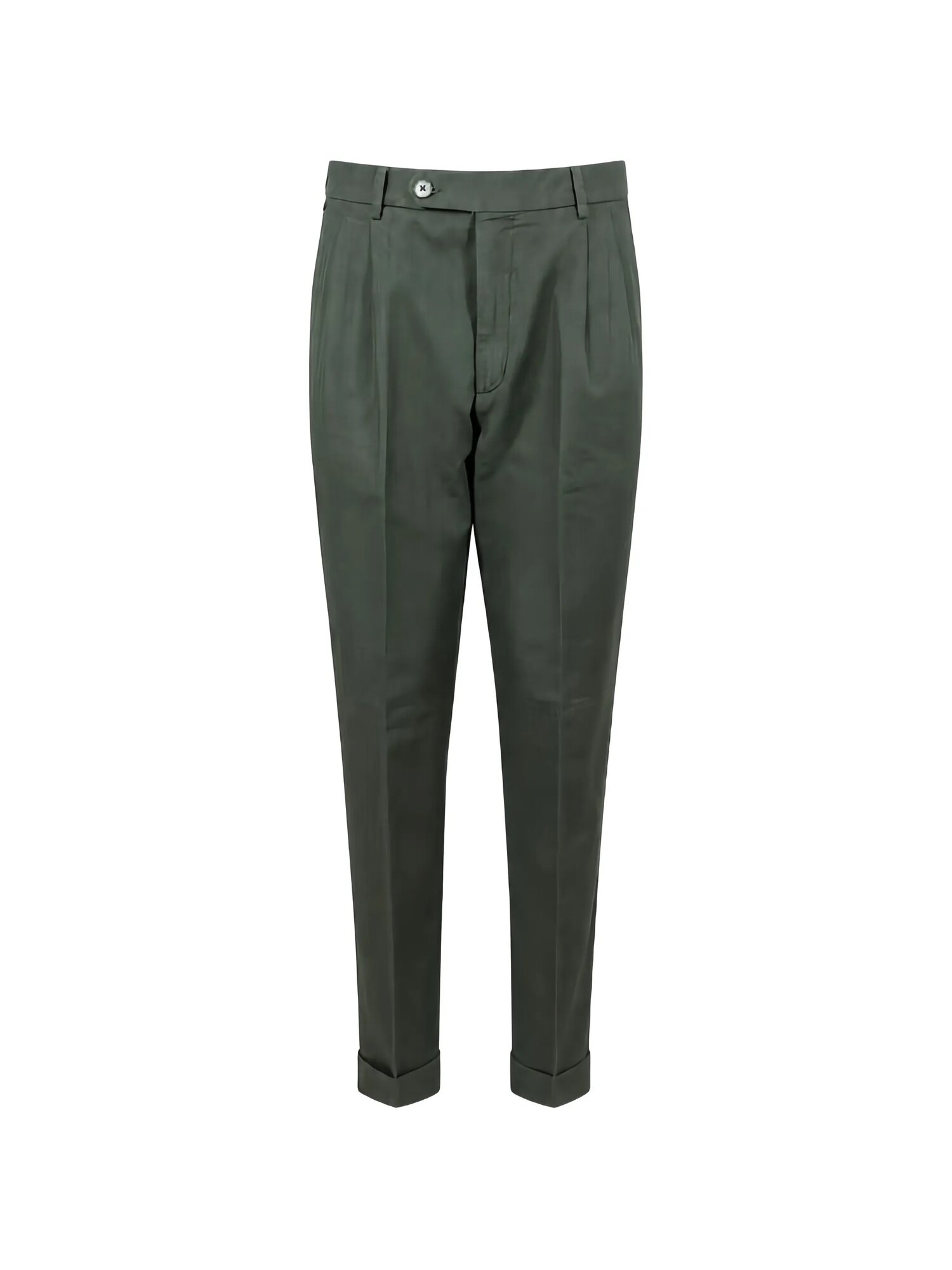Брюки Pleated turn-up trousers