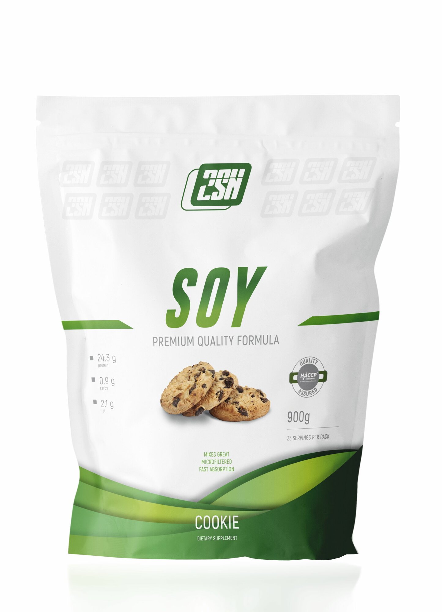 Соевый протеин веганский растительный 2SN Soy Protein 900 грамм печенье