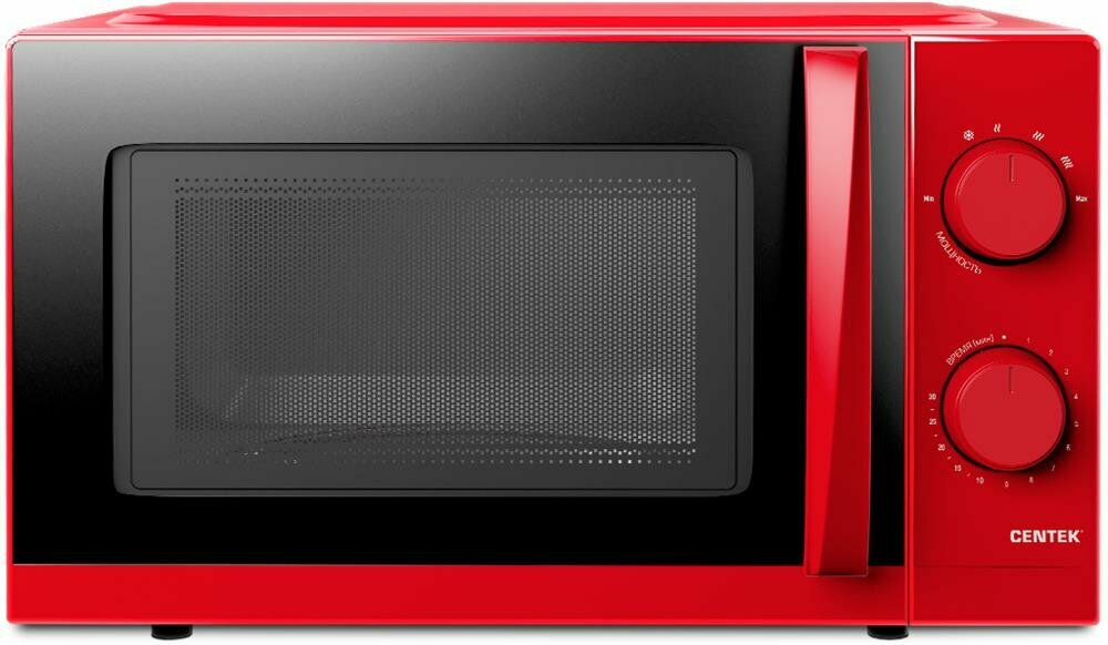 Микроволновая печь CENTEK CT-1571, объем 20 л, мощность 700 Вт, красный
