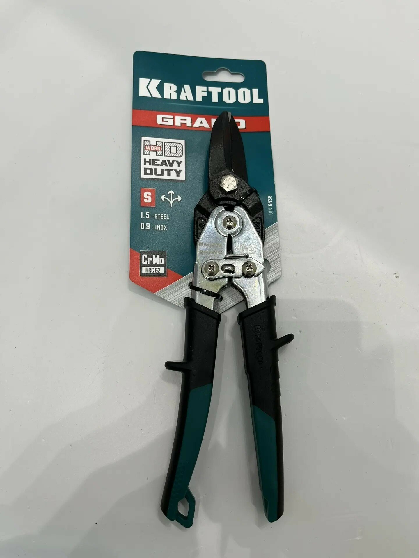 Ножницы по металлу Kraftool 6438: Точность, скованная в стали — фото 1