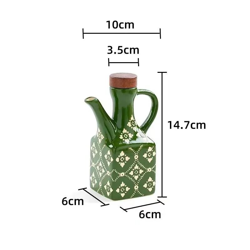 Емкость для соуса, 250 мл, 1 шт, Керамическая ёмкость для соевого соуса и приправ с удобным носиком для кухни