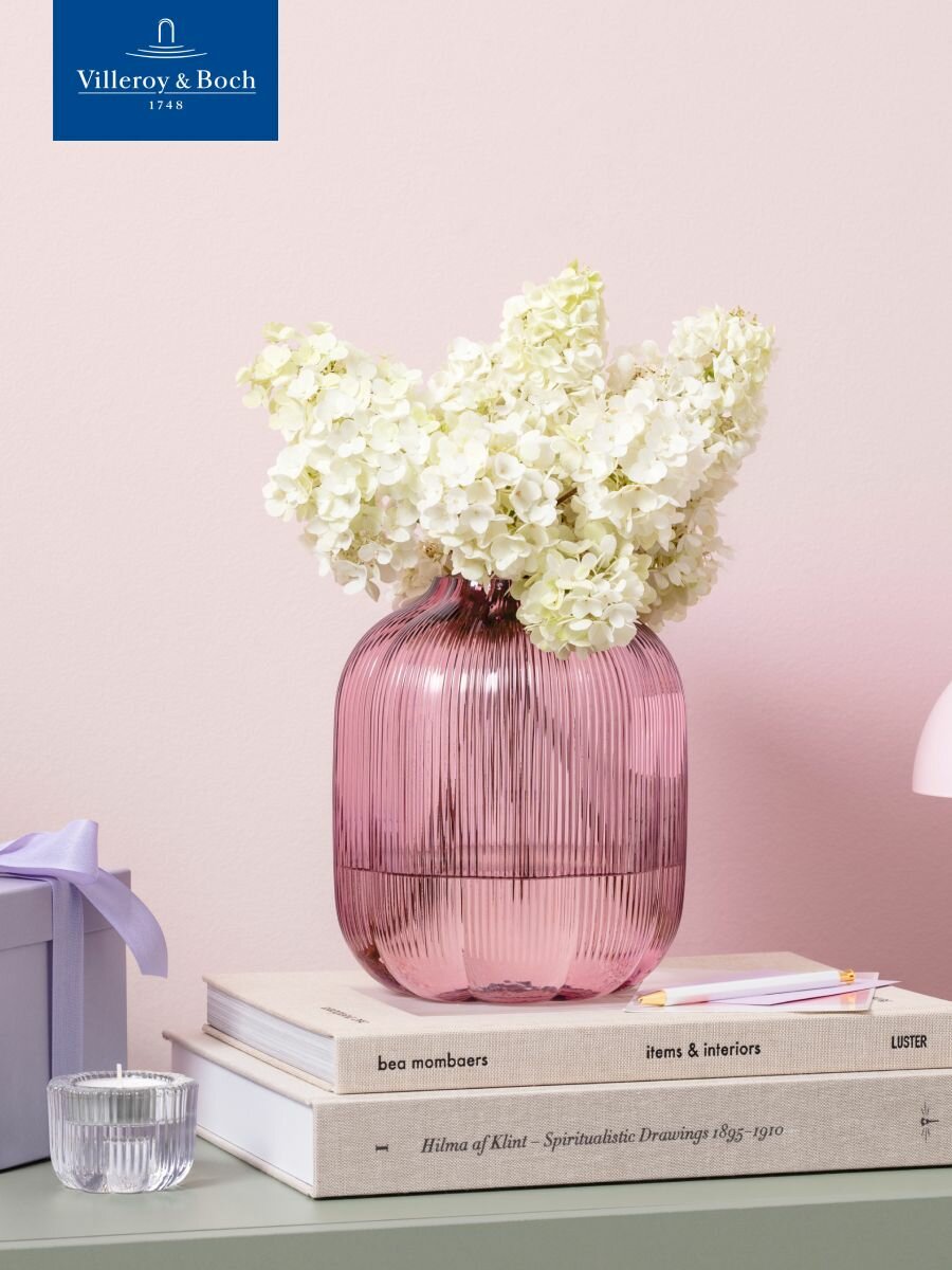Ваза для цветов 16х19 см, 2600 мл, Fleur cassis, Villeroy & Boch, Стекло