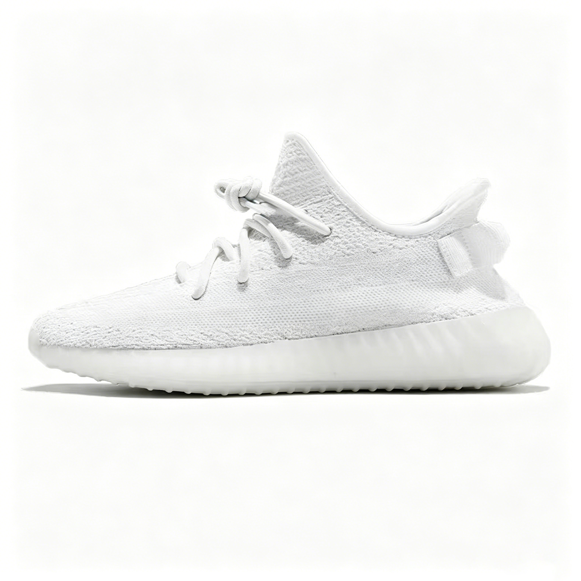 Кроссовки Yeezy Boost 350 V2, цвет Triple White / Onyx, стильные спортивные кроссовки