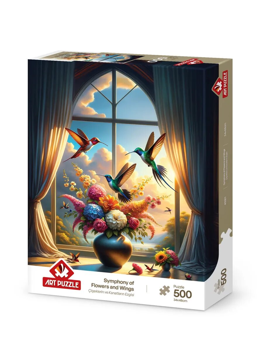 ART PUZZLE Симфония цветов и крыльев 500 дет.