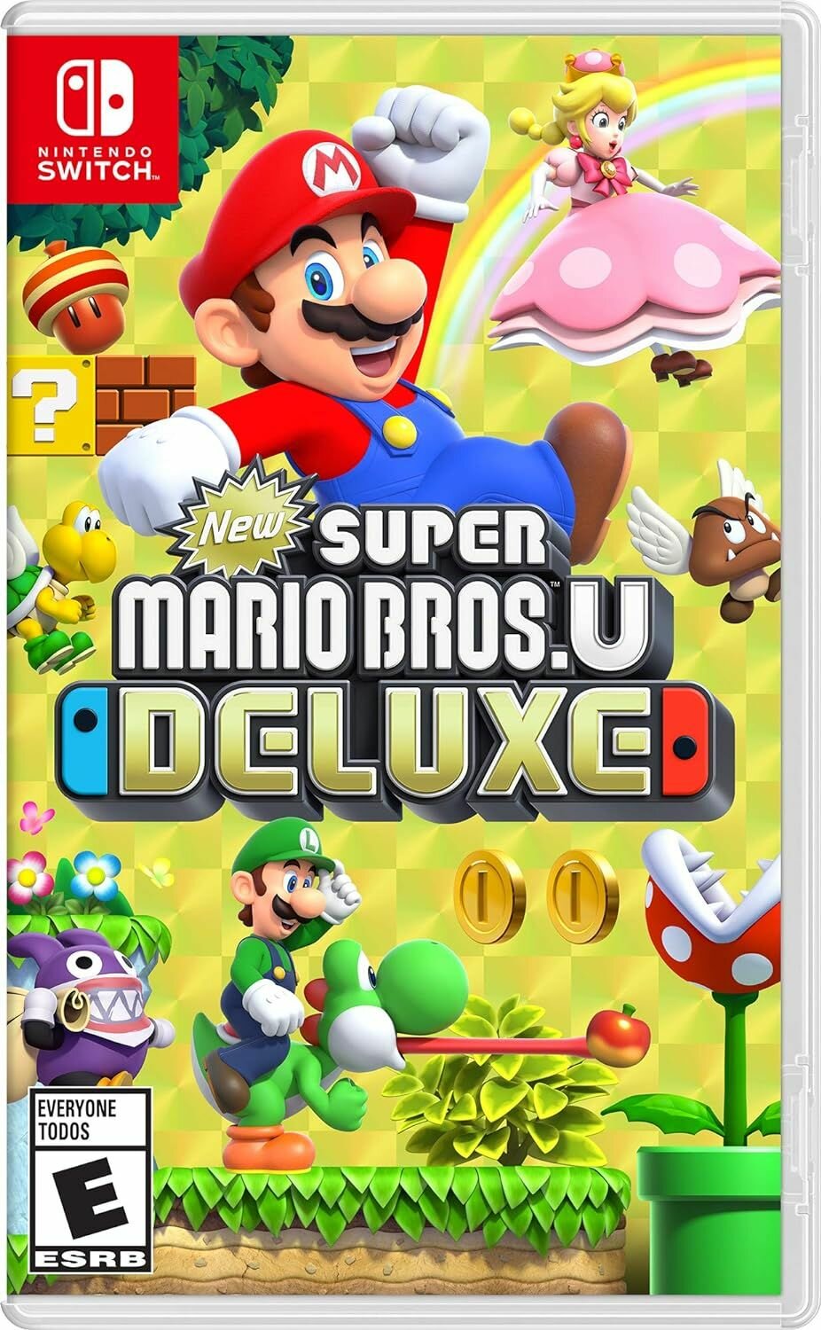 Игра New Super Mario Bros U Deluxe (Nintendo Switch, Русские субтитры)