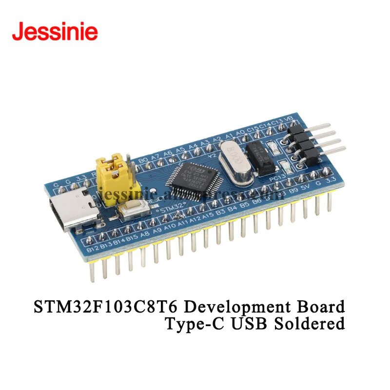 STM32F103C8T6 STM32F103C8T7 CH32F103C8T6 Микроконтроллер USB Type-C STM32F103C8T6 Type-C, 2pcs
