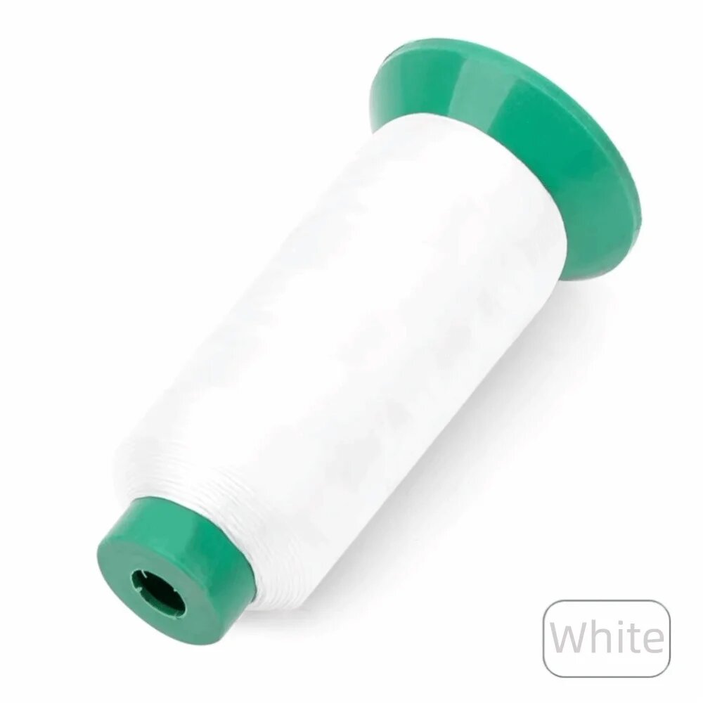 Полиэстер/хлопковая швейная нить 0.3мм 210D/3 2000 метров 210D3 White