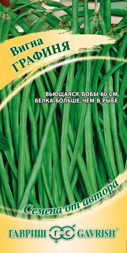 Семена Вигна Графиня, 10шт семян, Гавриш, Семена от автора семена вигны вигна графиня