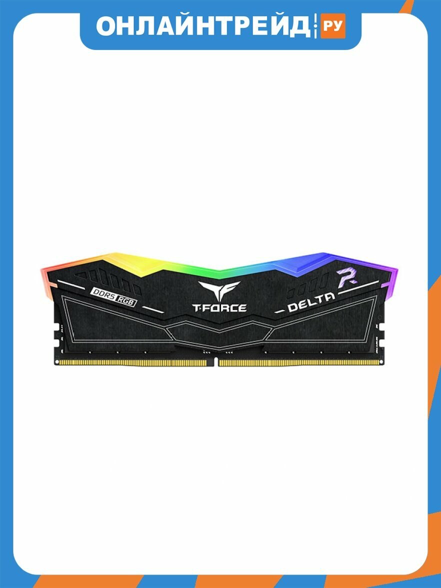 Оперативная память Teamgroup Team Group DDR5 32Gb (2x16Gb) 7800MHz pc-62400 T-Force Delta RGB CL38 1.4V (FF3D532G7800HC38DDC01)