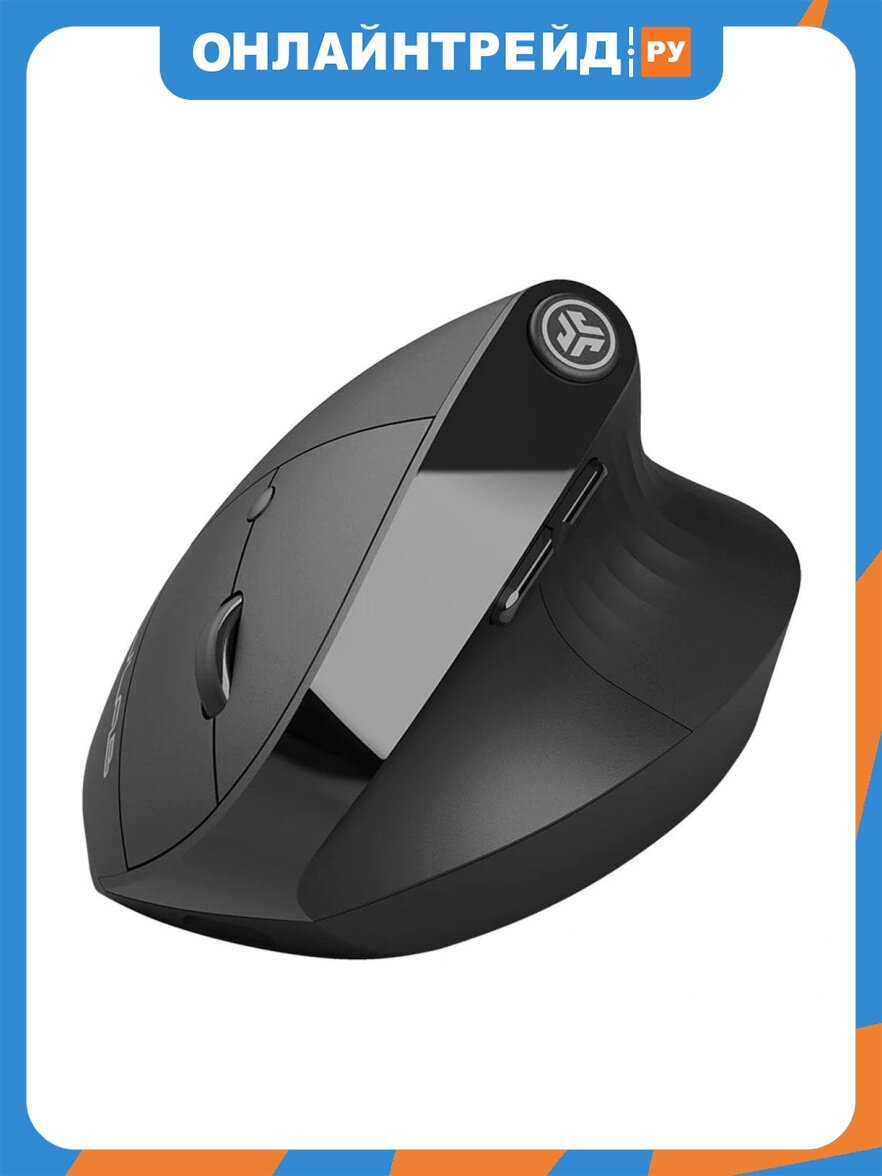 Мышь беспроводная Jlab JBuds Ergonomic Mouse (IEUMJBERGORBLK82/MJBERGORBLK82)