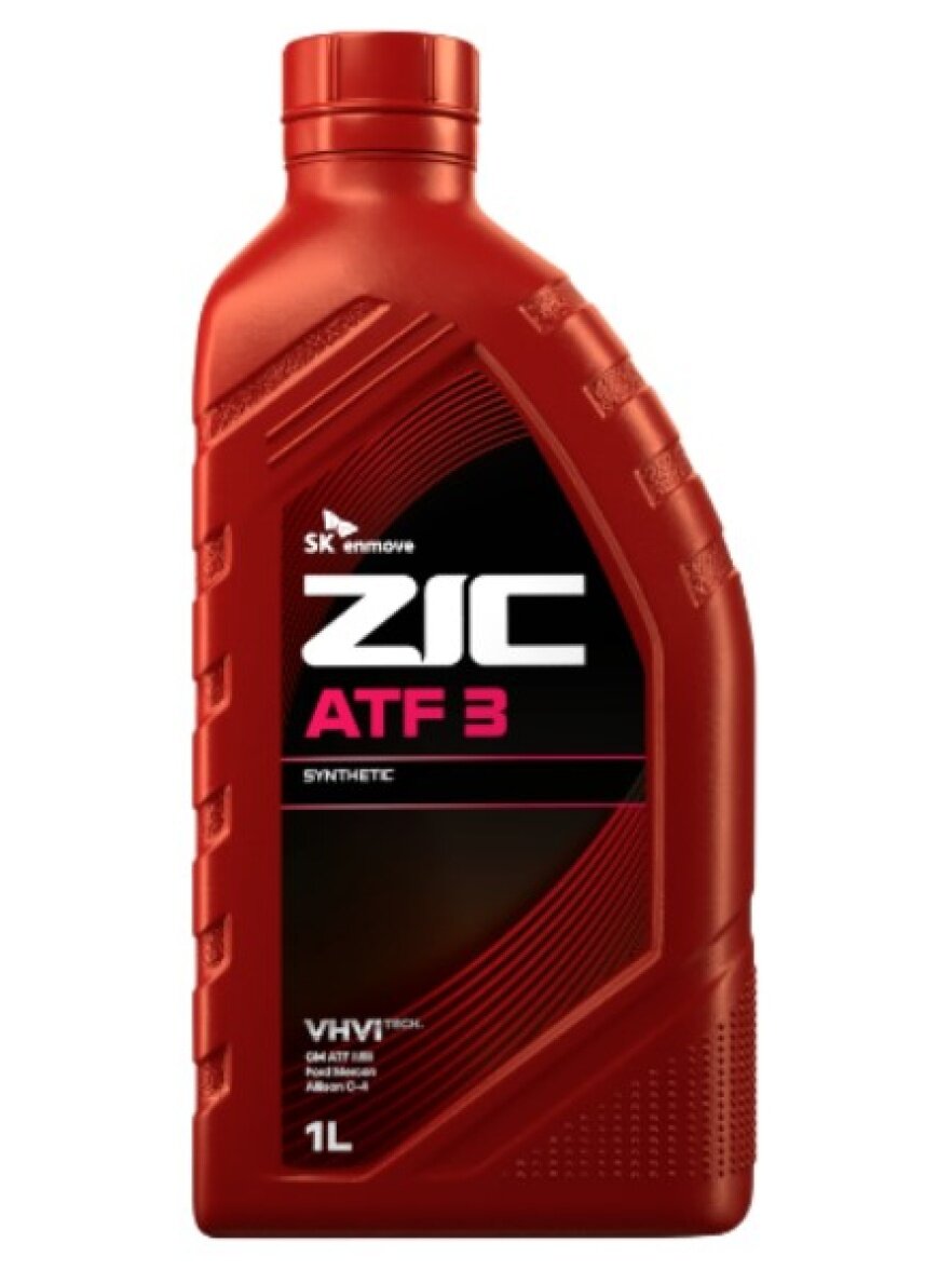 Трансмиссионное масло Zic ATF 3 синтетическое 1 л