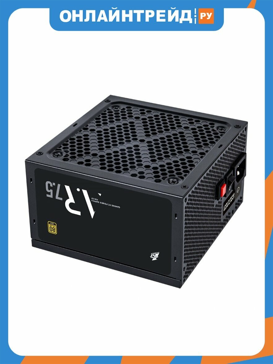 Блок питания 1STPLAYER AR, 750W, 80+ Gold (PS-750AR)