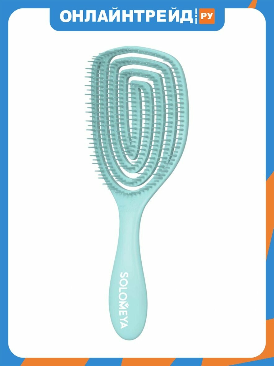 Расческа массажная для сухих и влажных волос Solomeya Brush Oval с ароматом жасмина (овал)