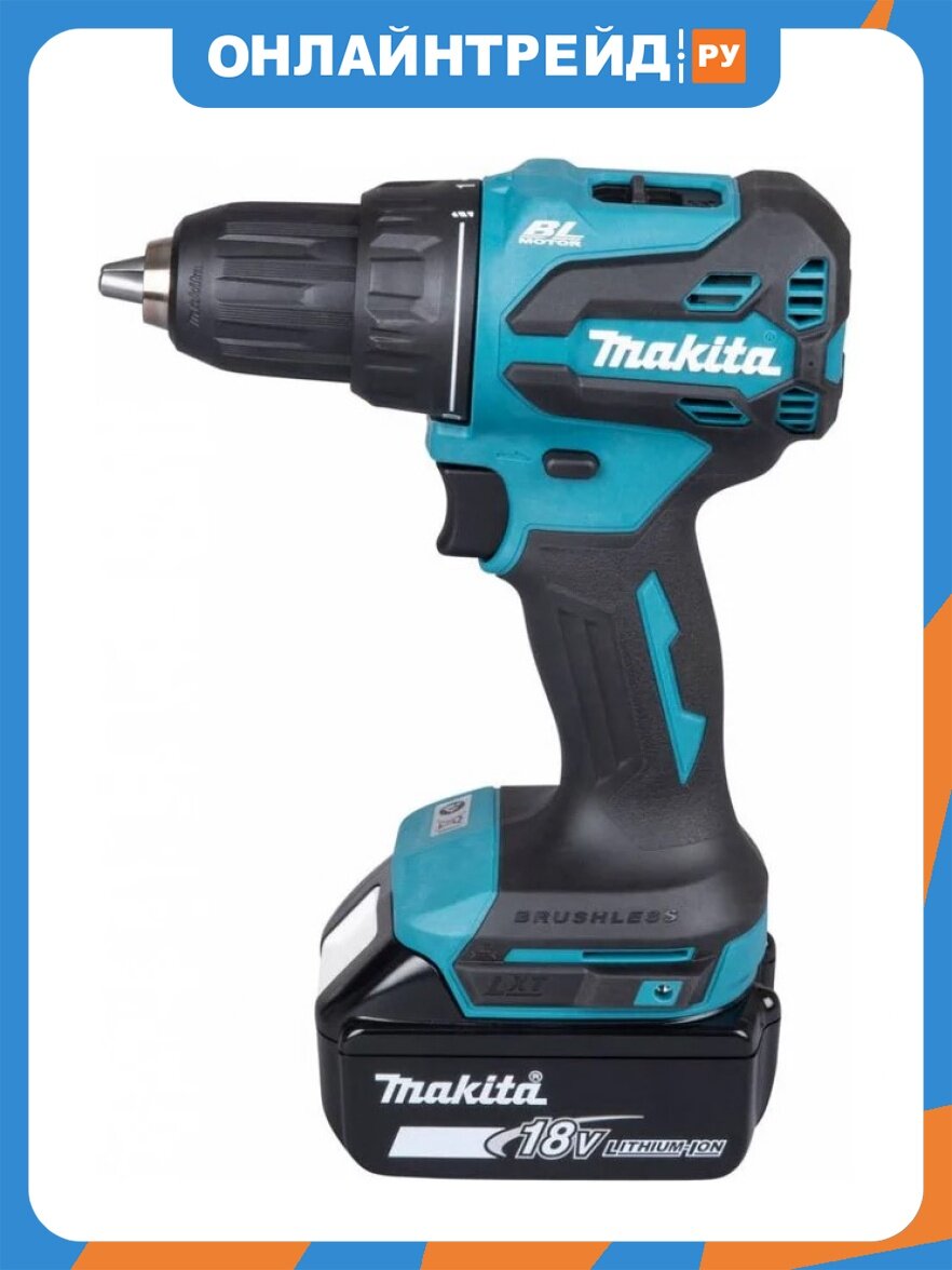 Дрель-шуруповерт аккумуляторная Makita DDF490SF1J LXT