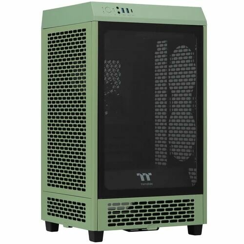 Компьютерный корпус Thermaltake The Tower 200 Matcha Green (CA-1X9-00SEWN-00) зеленый - Mini Tower, Mini-ITX, USB 3.2 Gen 1 Type-A, USB 3.2 Gen 2x2 Type-C