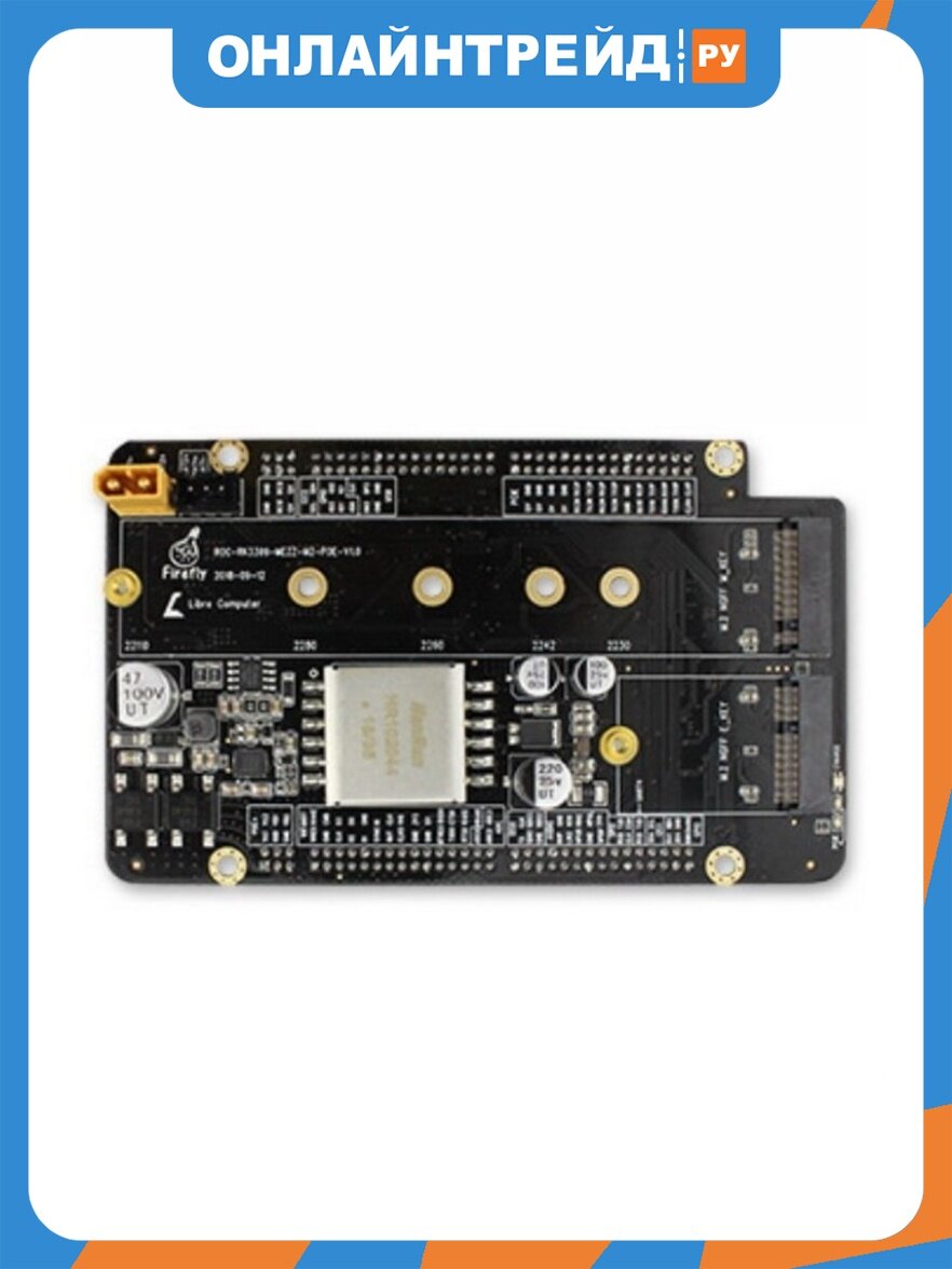 Плата интерфейсная Firefly ROC - RK3399 - MEZZ - M2-POE w/ POE