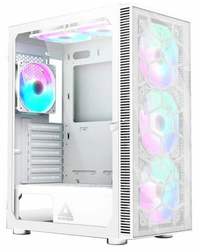 Компьютерный корпус MONTECH X3 MESH (X3 MESH (W)) белый - Midi Tower, ATX, USB 2.0 Type-A, USB 3.2 Gen 1 Type-A