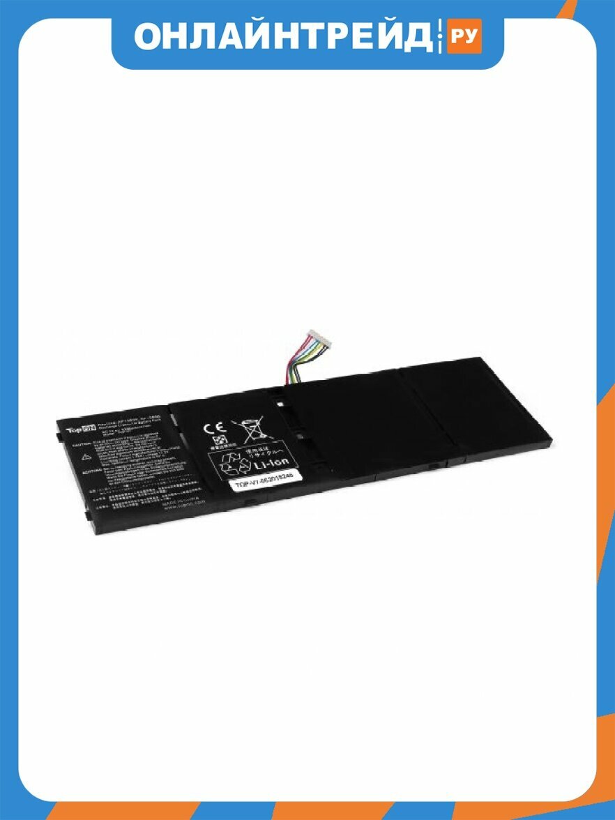 Аккумулятор TopON для ноутбуков Topon Acer Aspire V5-552, V7-481, V7-581, R7-571, M5-583 Series. 15V 3560mAh 47Wh. PN: AP13B3K, AP13B8K.